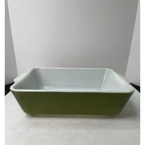 Pyrex | Dining | Vintage 969 Pyrex Verde Avocado Olive Solid Green 15 ...